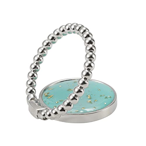 LAX Gadgets  Cell Phone Ring Holder - Finger Ring for Phone Case Easy Back Grip, Stand, Holder for All Smartphones Including iPhone & Android Phone - Laurel Turquoise