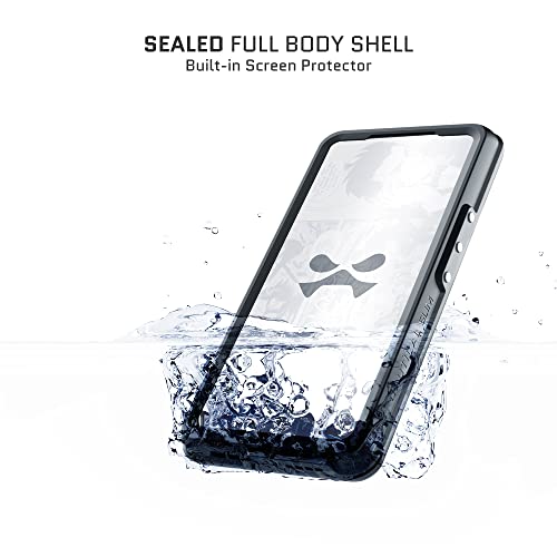 Ghostek NAUTICAL Slim Waterproof Case for Google Pixel 7 Pro (6.7") - Built-In Screen Protector, Heavy Duty Shockproof Protection, Black