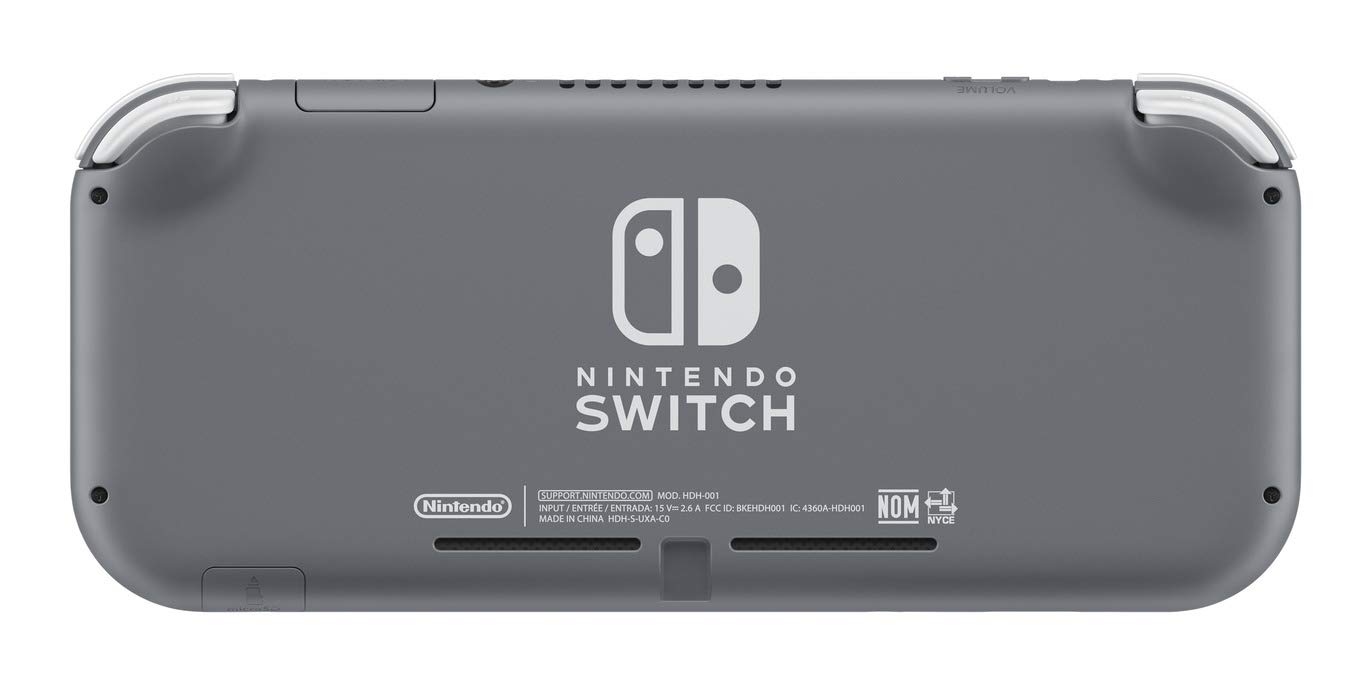 Nintendo Newest Switch Lite - 5.5" Touchscreen Display, Built-in Plus Control Pad, Built-in Speakers, 802.11ac WiFi, Bluetooth 4.1 - Gray