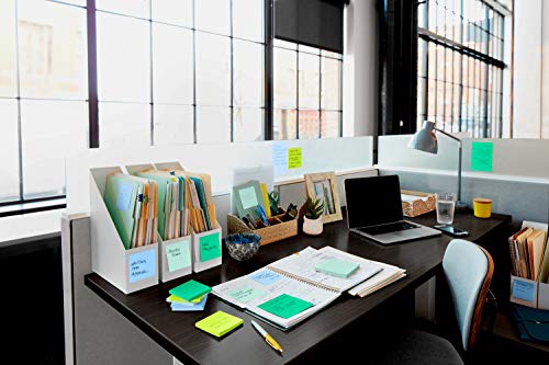 Post-it Super Sticky Pop-up Notes, 3x3 in, 6 Pads, 2x the Sticking Power, Poptimistic, Bright Colors, Recyclable (R330-6SST)