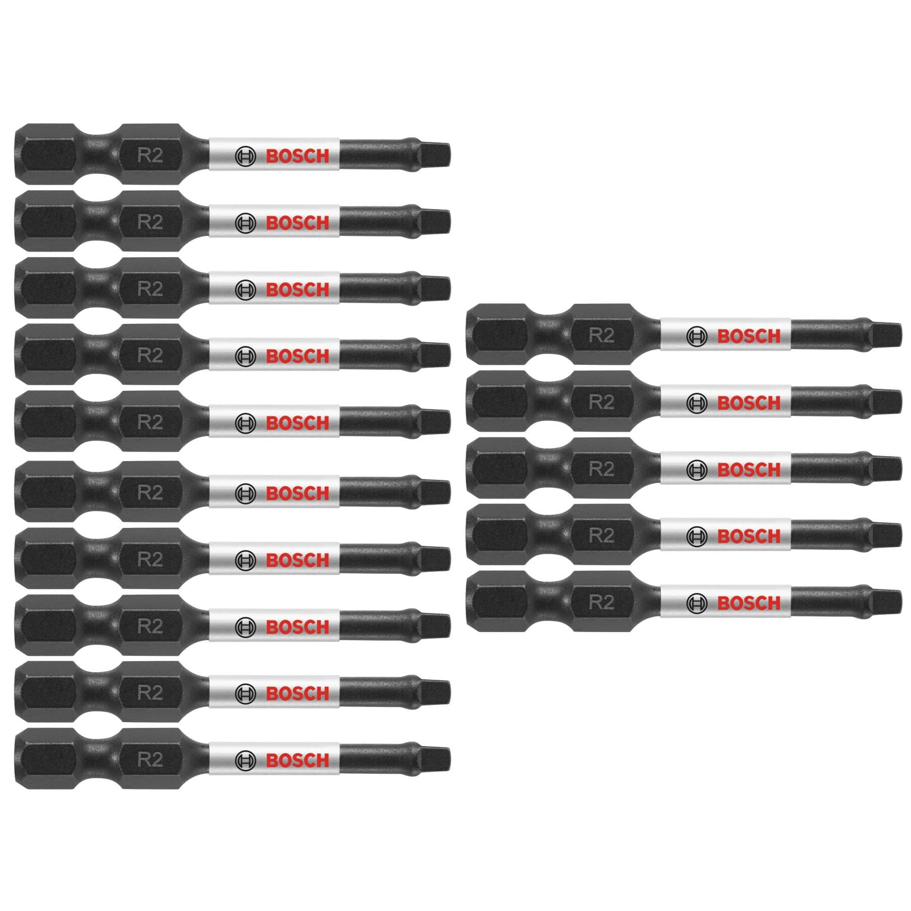 BOSCH ITSQ2201 1-Piece 2 In. Square #2 Impact Tough Screwdriving Power Bit