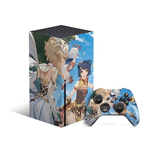 Dark Dark Nightmare Knight Video Game X-box-Series-X Console Controllers Skin Decals Stickers Wrap Vinyl for X-box-Series-X Console