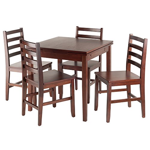 Winsome Pulman Dining, 48.03" W x 29.92" D x 29.29" H, Walnut