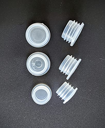 Plastic Stopper Replacement Plug for Salt and Pepper Shakers, Flower Pots, Bottles, Pipes etc 5/8â, 9/16â, 1/2â (6 pcs)