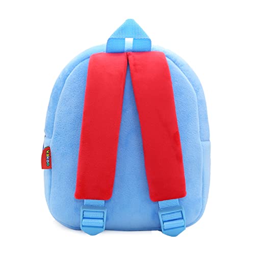 JBin Rich Little Kids Toddler Plush Backpack,Children's Diaper bag for Boys and Girls 1-3 Years Old