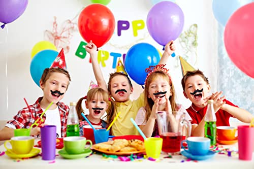 Chochkees Mustache Set, Pretend Play, Dress-Up Costume (2-Pack (Total of 6))