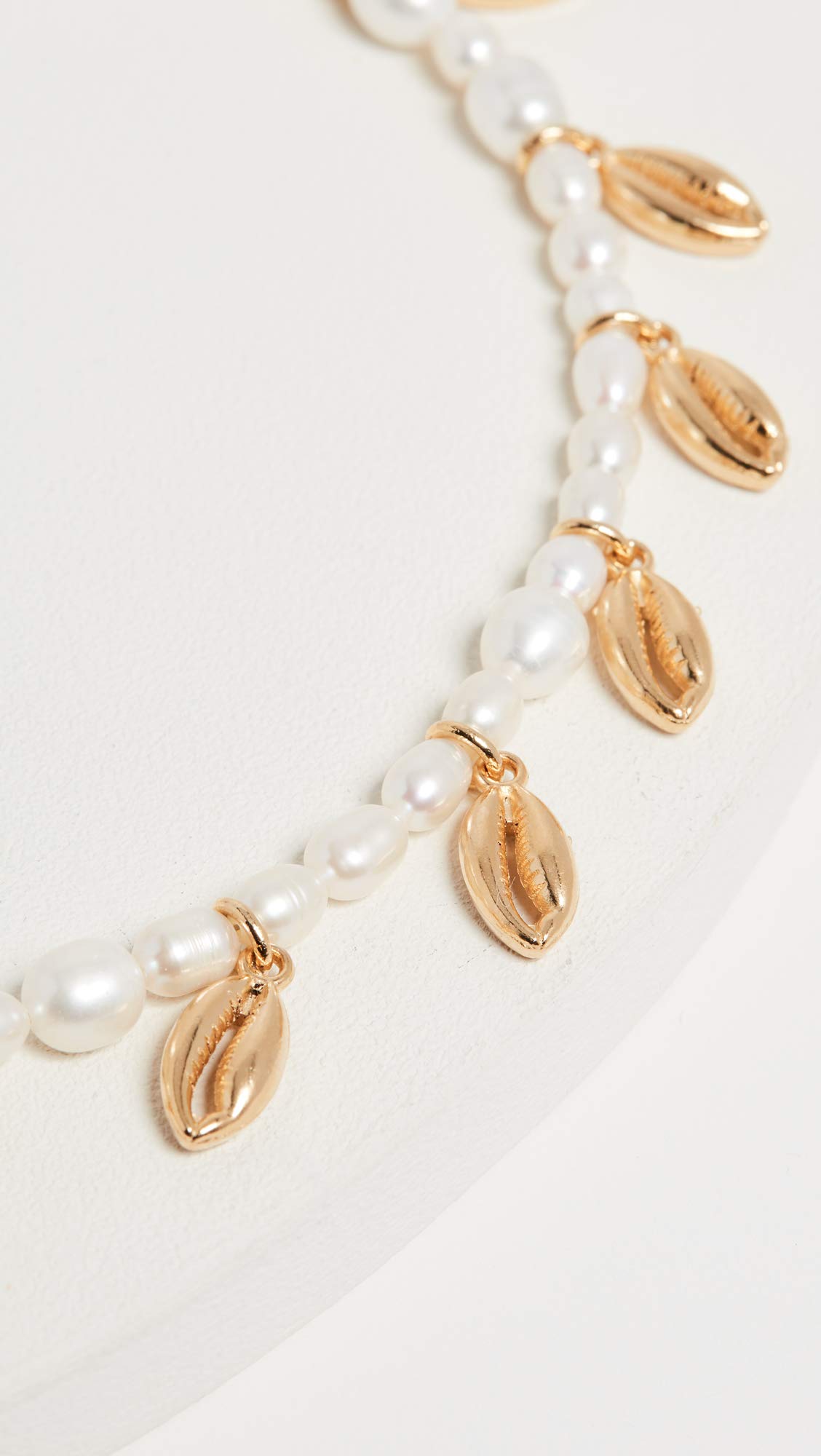 Brinker + Eliza Women's Blissed Out Necklace, Gold/Pearl, One Size