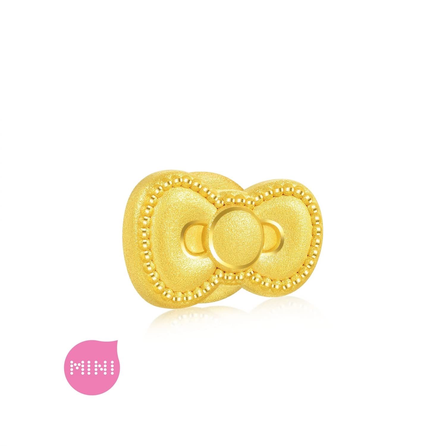 CHOW SANG SANG Sanrio 999 24K Solid Gold Hello Kitty Ribbon Mini Charm Bracelet for Women 92832C