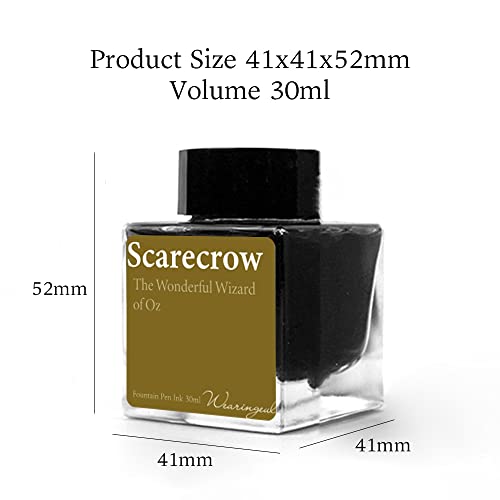Scarecrow - The Wonderful Wizard of Oz Literature Ink Set_Bottled Ink Fountain Pen Dip Pen Writing Instrument Calligraphy Drawing