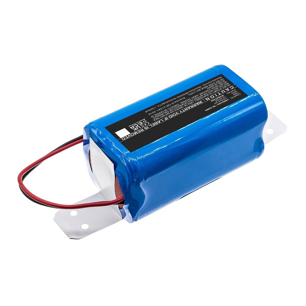 Synergy Digital Vacuum Cleaner Battery, Compatible with Shark ION Robot Vacuum Cleaner Cleaning Syst Vacuum Cleaner, (Li-ion, 14.8V, 3400mAh), Replacement for Shark RVBAT850 Battery