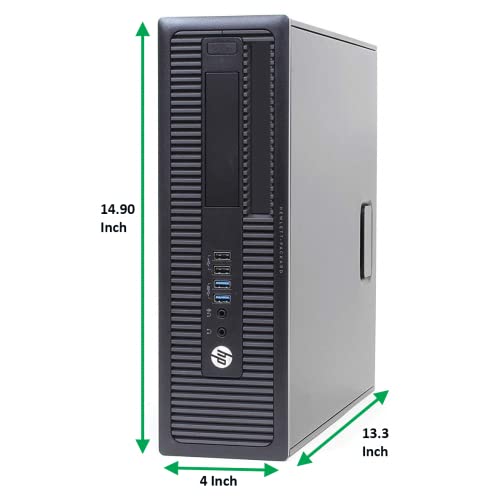 HP PC Desktop Computer, Intel i5, 16GB RAM 512GB SSD, HP 27-inch FHD LED Monitor, New 1080pWebcam, New 16GB Flash Drive, Wireless Keyboard Mouse, WiFi, Windows 10 Pro (Renewed)