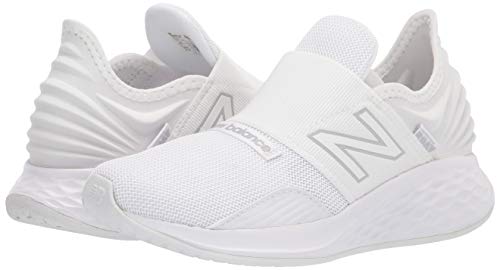 New Balance Fresh Foam Roav V1 Bungee Running Shoe, Nb White/Light Aluminum, 3 US Unisex Little Kid