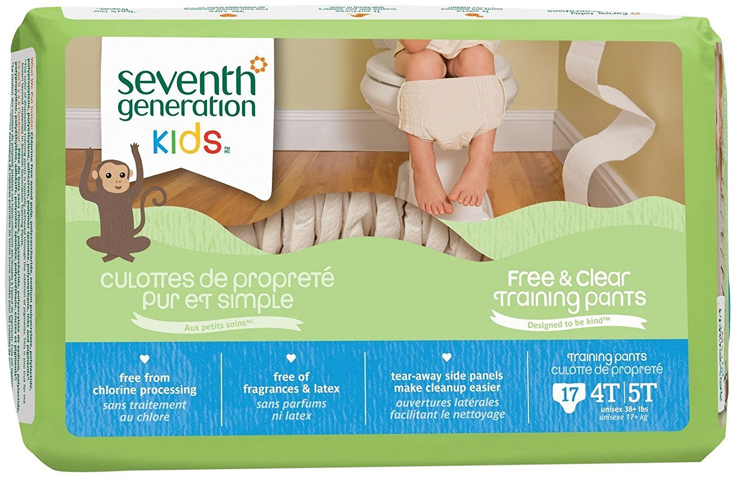 Seventh Generation Training Pant 4t5t 38+lbs
