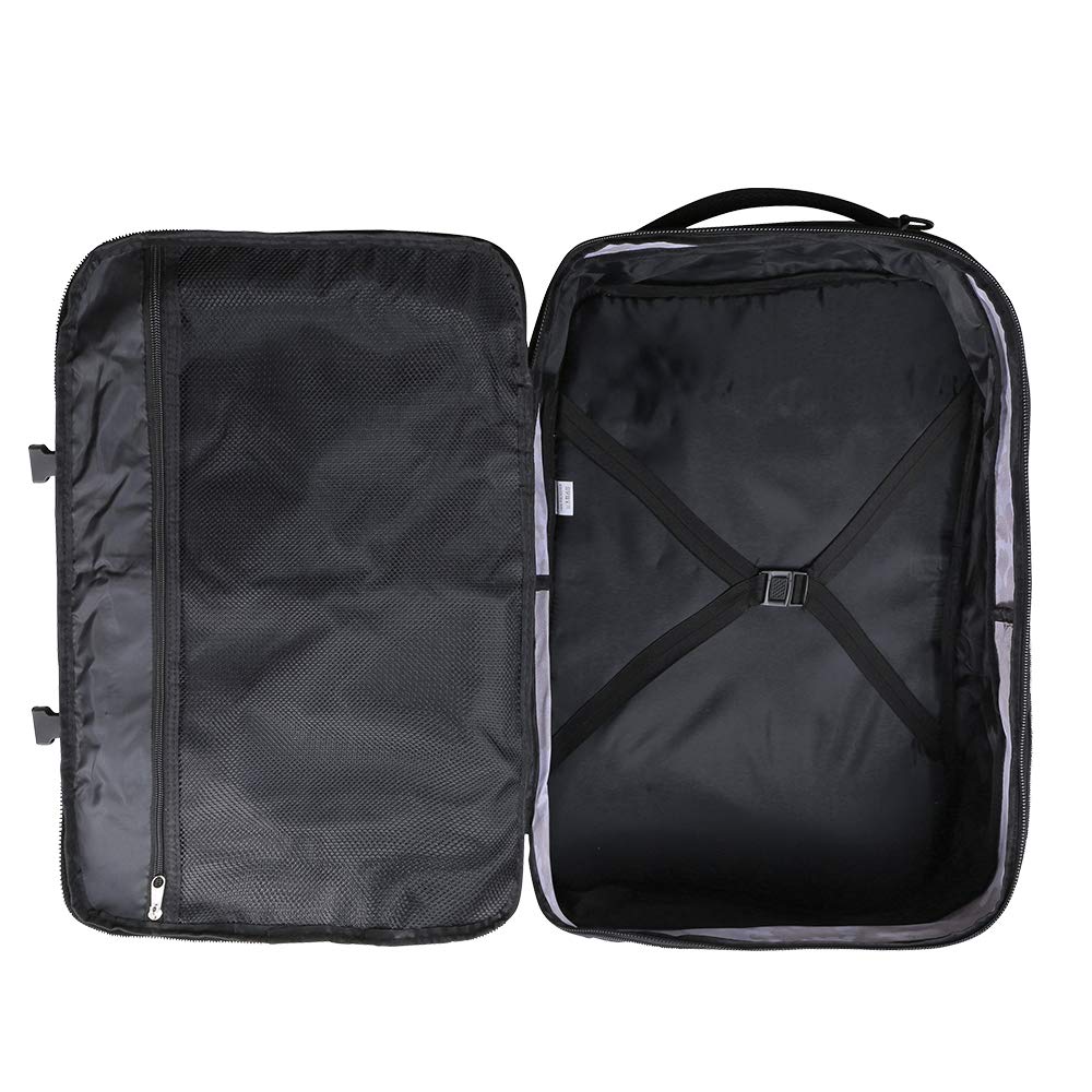 Cabin Max Expandable Travel Backpack Transforms into Shoulder Bag 22x14x9"