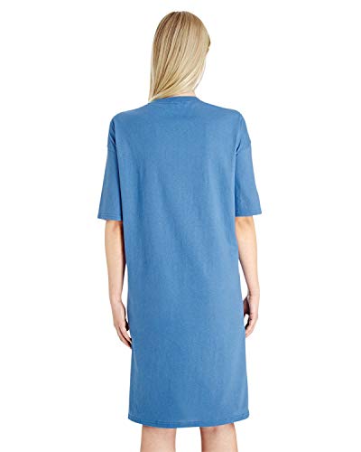 Hanes Women's Wear Around Nightshirt, Denim Blue, One Size