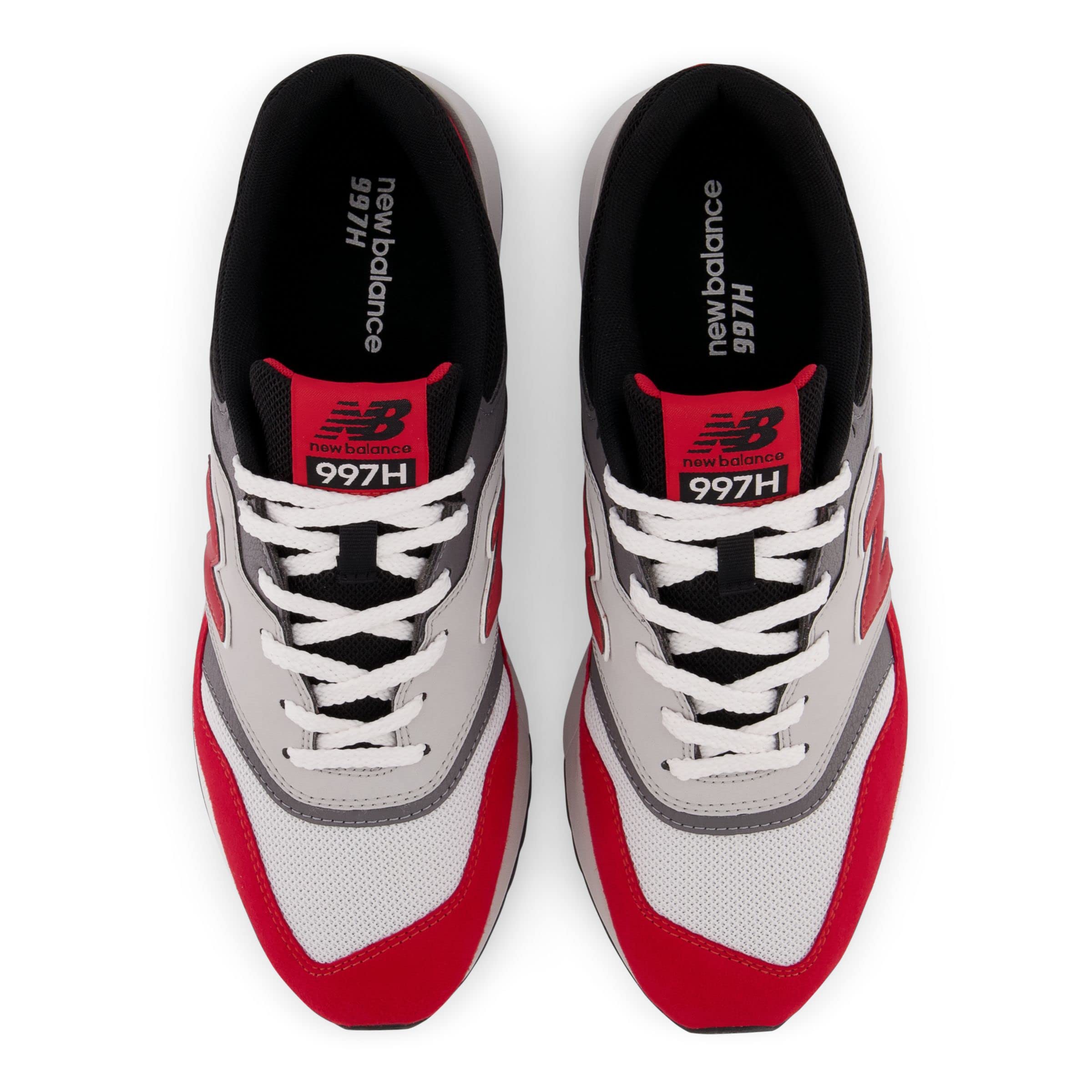 New Balance Men's 997H V1 Lifestyle Sneaker, Team Red/Black, 12
