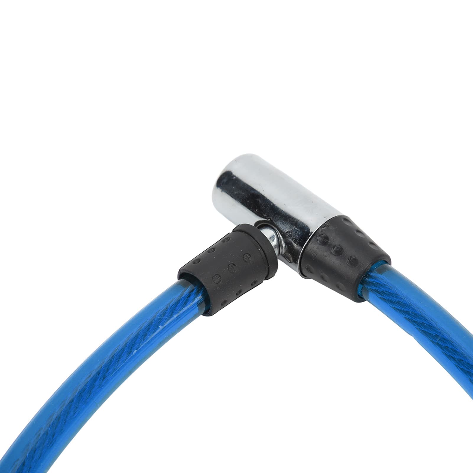Cable Lock, Two Keys Bike Cable Steel Wire Durable Material Portable Size for Motorcycle for Bike for Gate(blue)