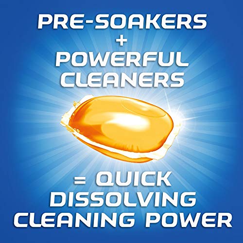 Finish All in 1 Gelpacs Orange, Dishwasher Detergent Tablets 84 count (packaging may vary )