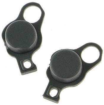New Replacement C-Stick C Key Button Cap Analog C Joystick Stick Cap for Nintendo New 3DS / New 3DS XL LL-Dark Grey
