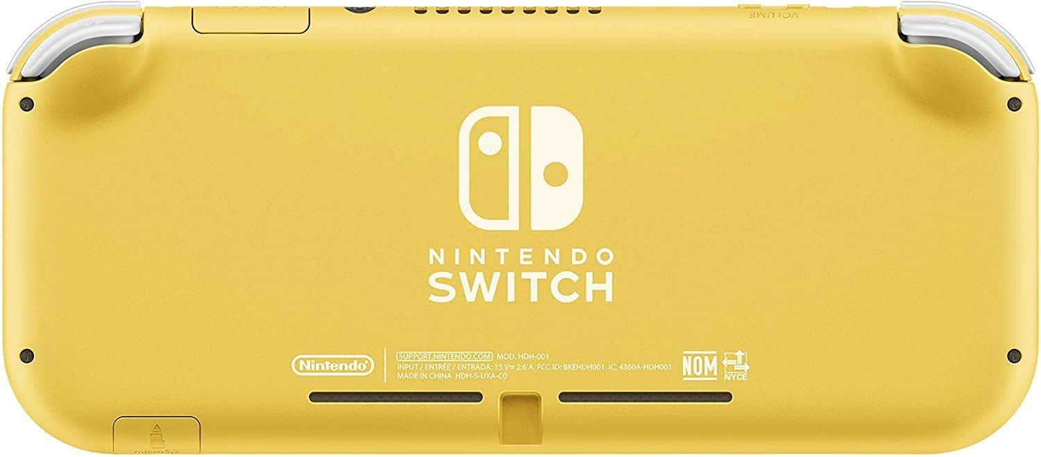Newest Nintendo Switch Lite Game Console, 5.5 inch LCD Touchscreen, Built-in Plus Control Pad, Speakers, 3.5mm Audio Jack, Speakers, with CUE 128GB MicroSD & 3-in-1 Case (Yellow)