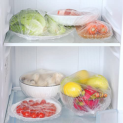 Fresh-keeping Food Refrigerator 400PC Leftover Food-grade Household Cover Kitchen,Dining & Bar Water Tight Storage Container (White, One Size)