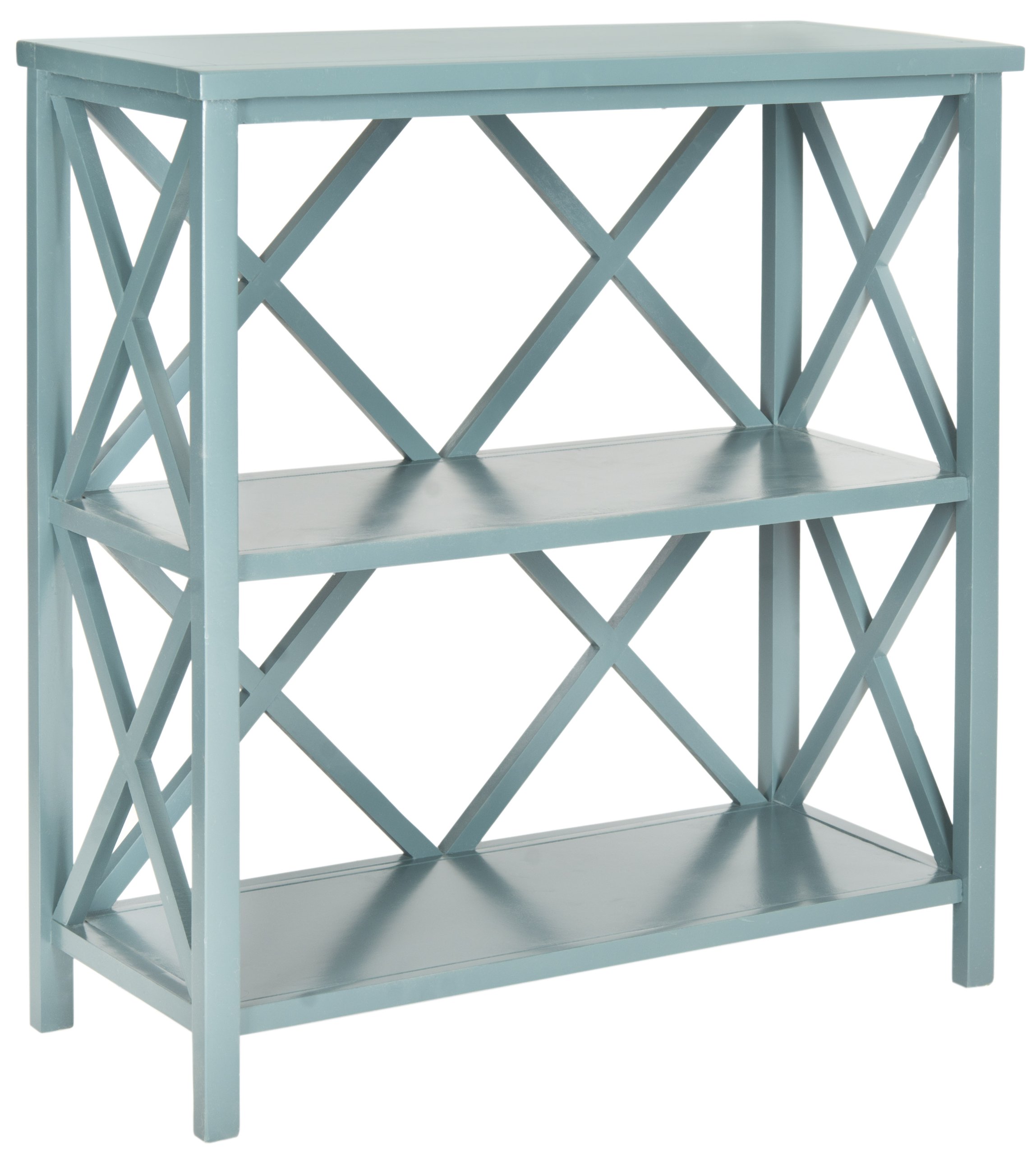 Safavieh American Homes Collection Liam Vintage Cream Ivory 2-Tier Open Bookcase