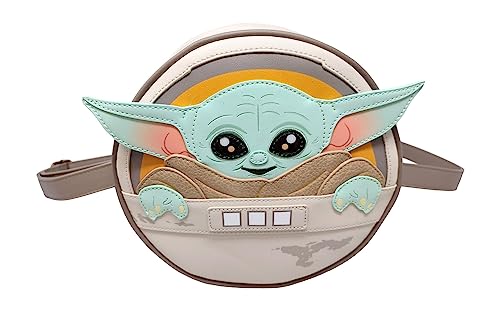 Loungefly Disney Star Wars Grogu Baby Yoda Cosplay Canteen Crossbody Satchel Handbag Purse