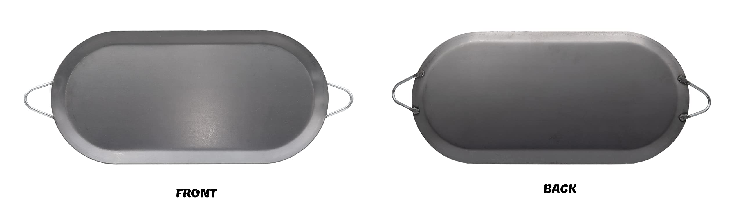 Comal Para Tortillas Grandes Para Estufas for Tortillas y Quesadilla Carbon Steel Heavy Duty Metal Handle (10 Inch)