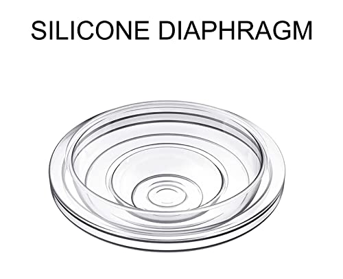 Loveishere Duckbill Valves and Silicone Diaphragm, Compatible with Momcozy/TSRETE/PADRAM/LoveOfLive/OMFMF Breast Pumps Replace momcozy S9|S10|S12 Pump Parts/Accessories,4pcs Set