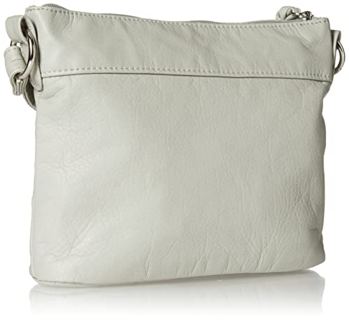 Bueno of California Grainy Faux Leather Crossbody, Dove Grey
