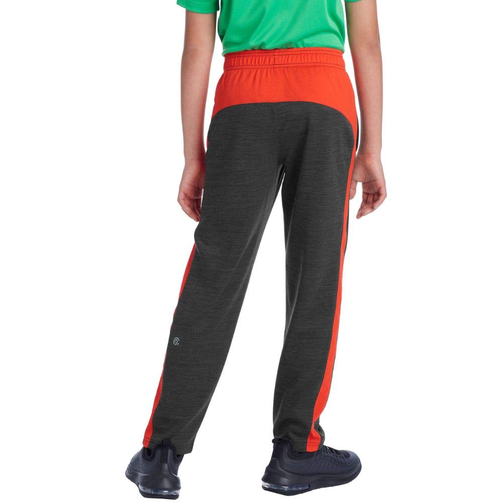 C9 Champion boys Open Leg Knit Sweatpants, Ebony/True White, 24", Large US