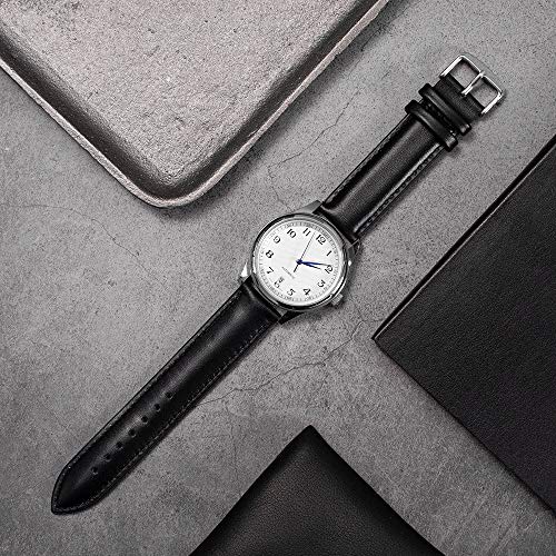 JL-BAND 5 colors optional Quick release strap leather strap full grain strap suitable for 18mm, 19mm, 20mm, 21mm, 22mm, 23mm, 24mm (choose the appropriate size)