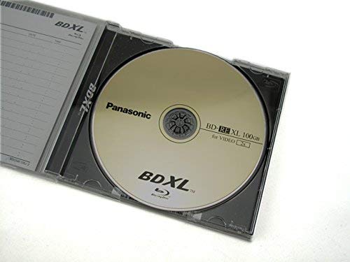 Panasonic Blu-ray BD-RE XL Rewritable BDXL Disk 100 GB 2x Speed Triple Layer Single Pack