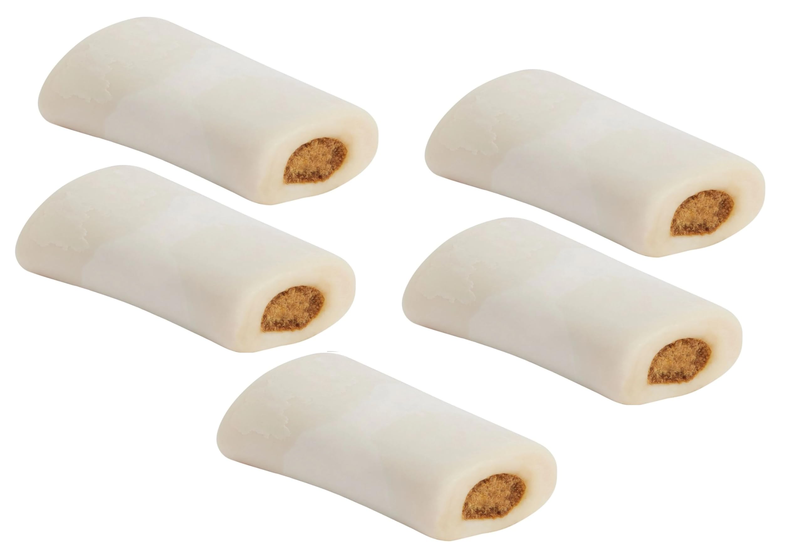 MPP Stuffed Cheese Shin Bones 4 Inch Refillable Nutritious Dog Dental Care Chews (1 Bone)