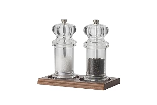 Cole & Mason Salt & Pepper Mill Tray, Brown Wood