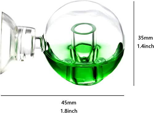 MagTool Aquatic CO2 Glass Ball Drop Checker PH Momitor, PH Indicator for Aquarium Plant Fish Tank Test CO2 Kit