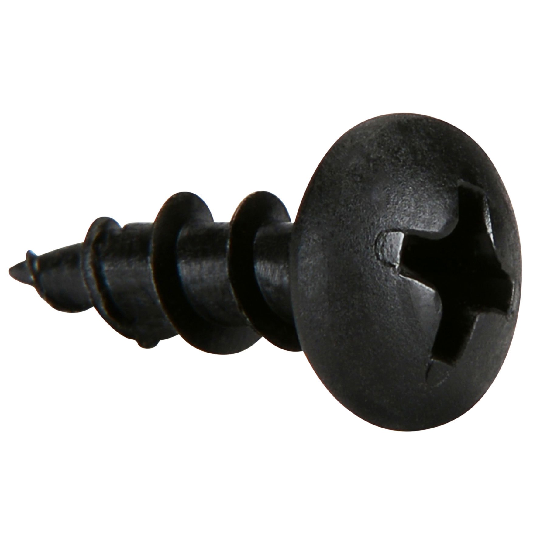 PARTS EXPRESS #8 x 1/2" Deep Thread Pan Head Screws Black 100 Pcs.