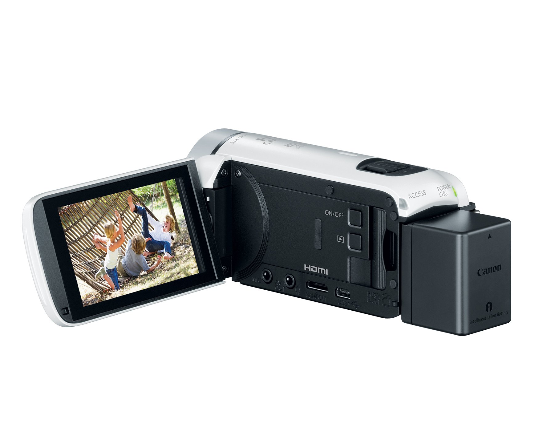 Canon VIXIA HF R800 HD Camcorder (White), Approx. 8.3 oz. Body Only (1960C003)