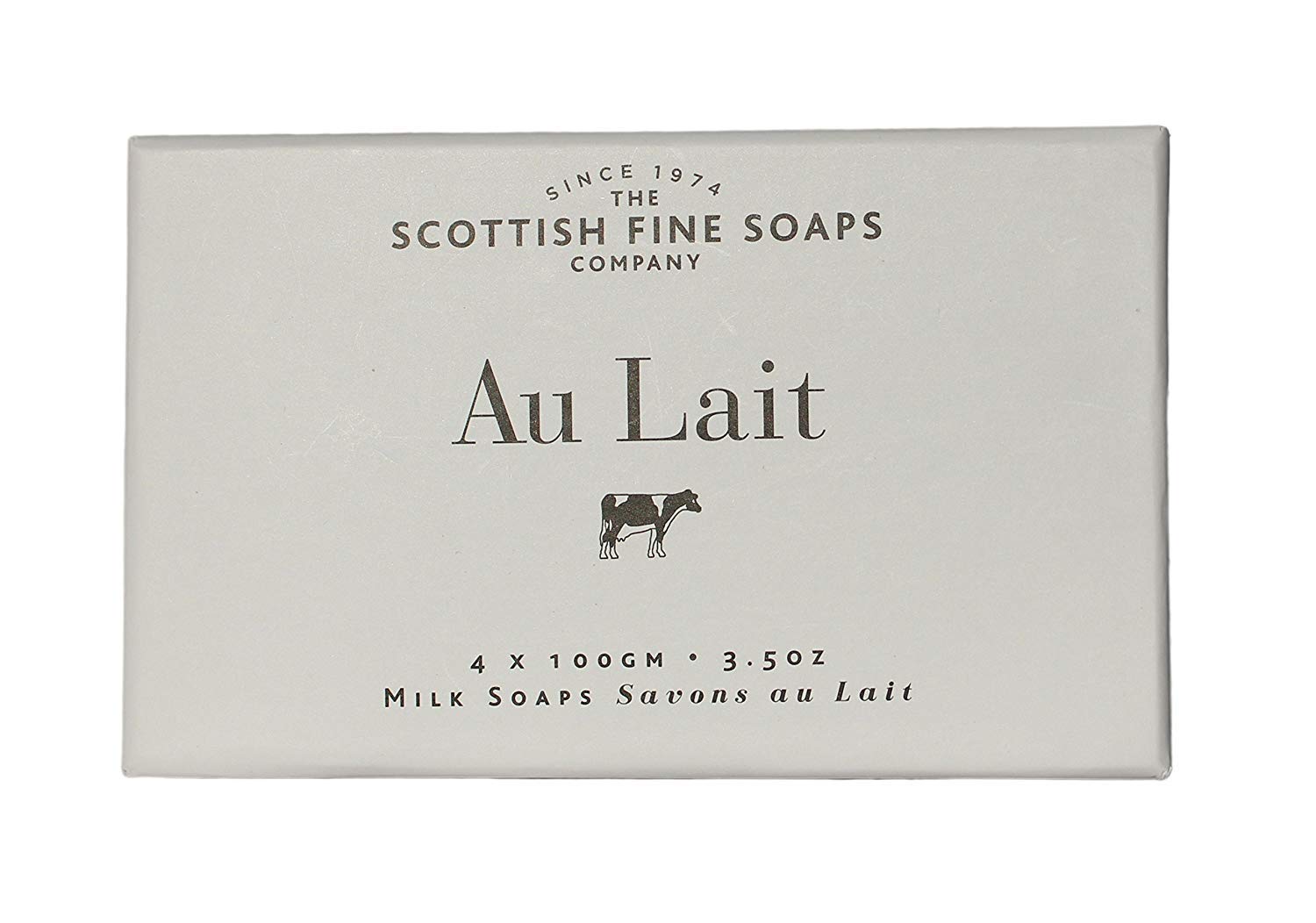The Scottish Fine Soaps Company Au Lait Milk Soaps (4 x 100g)