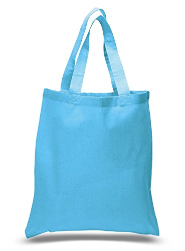 Set of 12 Wholesale Cotton Tote Bags 100% Cotton Reusable Tote Bags 1 Dozen
