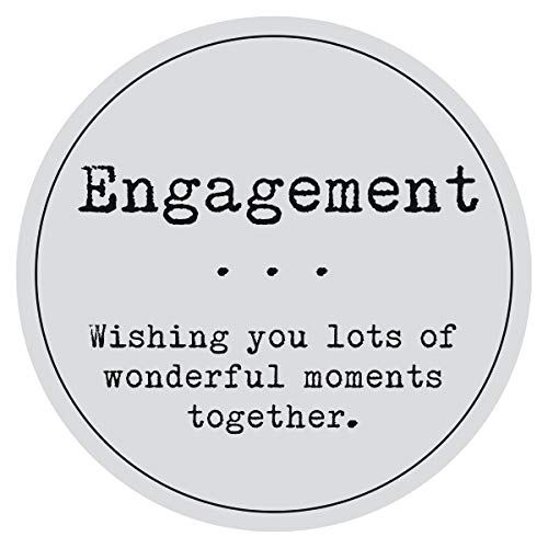 Top Shelf Engagement Wish Jar With 100 Tickets, Pen, and Decorative Lid