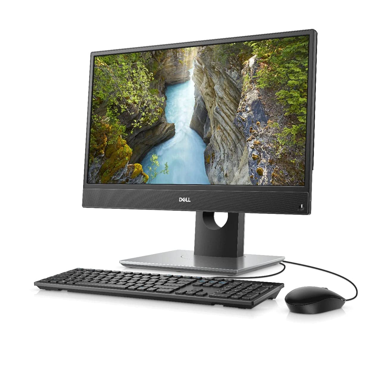 Dell Optiplex 3280 AIO | 21.5" 1920x1080 FHD | Core i3-10100T - 256GB SSD Hard Drive - 8GB RAM | 4 cores @ 3.8 GHz Win 10 Pro Black