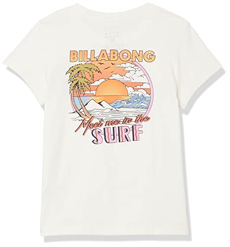 Billabong Girls' Graphic Tee-Discontinued, Salt Crystal, S/8