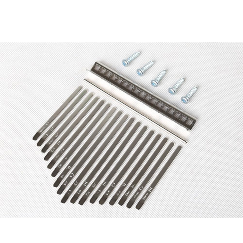Healifty Kalimba 17 Key Kalimba Keys Parts 17 Note Key Replacement Kit Thumb Piano African Kalimba Keys for DIY Kalimba Mbira Thumb Piano Kalimba Replacement Keys Kalimba Instrument