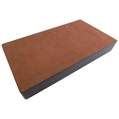 Profile Gifts Woltar Wooden Valet Tray with 3 Compartment Leatherette Organizer Box for Wallets, Coins, Keys, and Jewelry