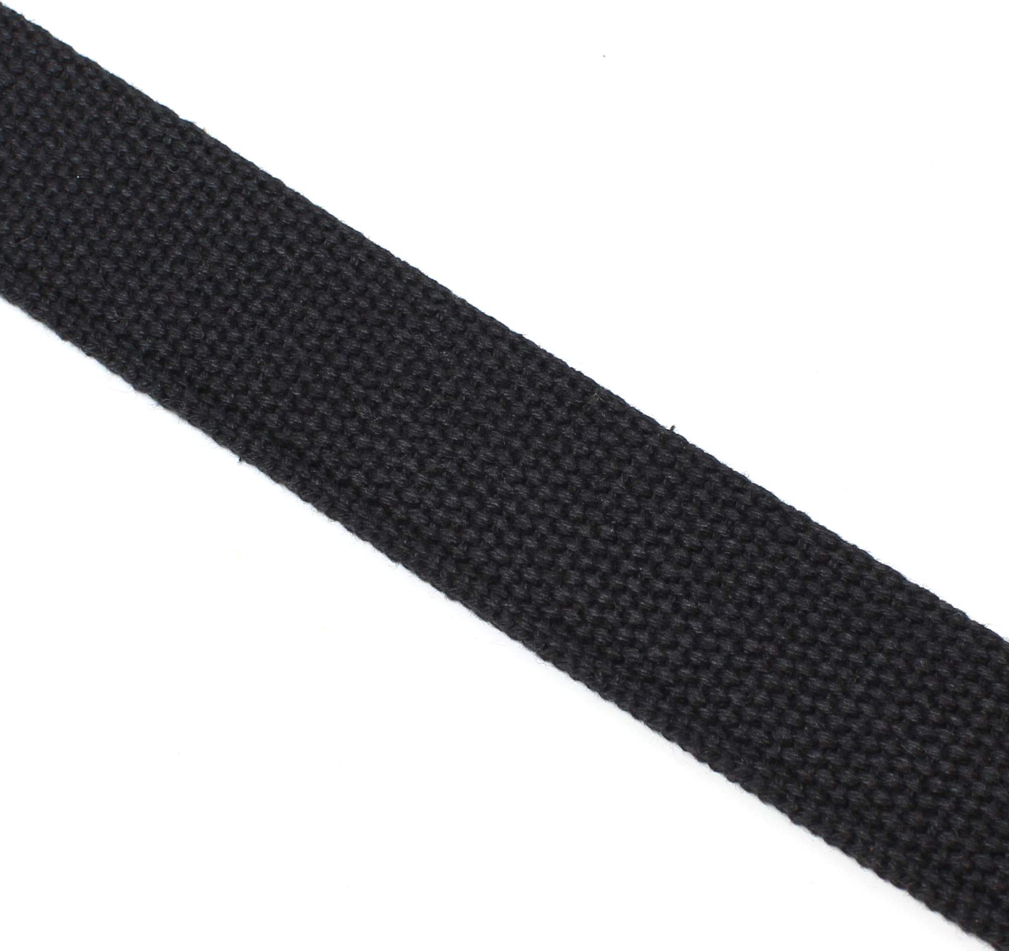 Canvas Web Belt Military Style Antique Silver Buckle/Tip Solid Color 54" Long (Black Color)