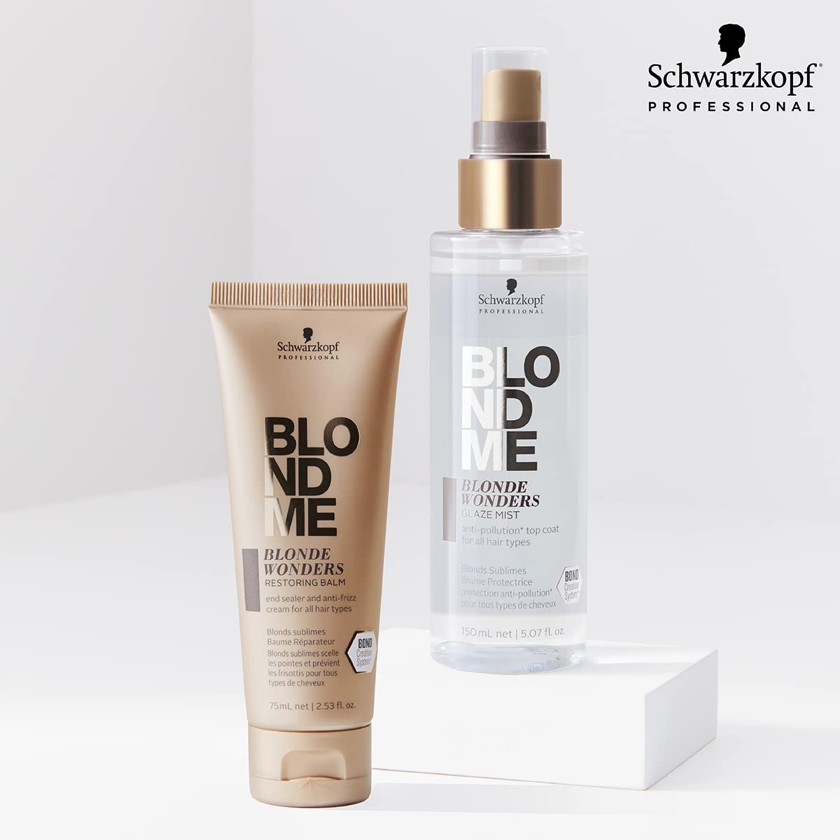 BLONDME Blonde Wonders Restoring Balm – Leave-In Split End and Anti-Frizz Treatment