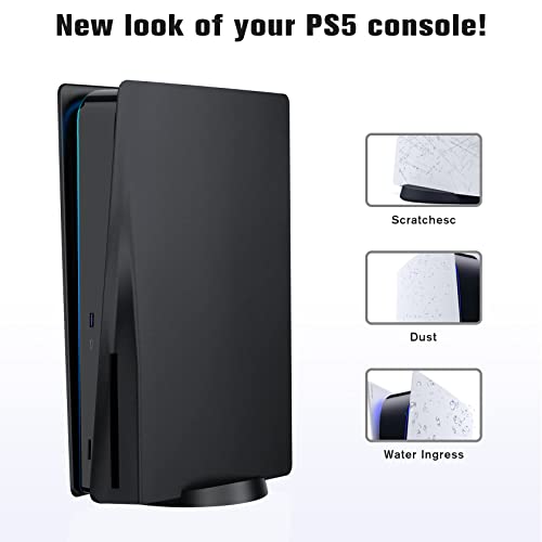 BSOON PS5 Accessories Faceplate, Hard Shockproof Playstation 5 Face Plate Shell Skin Case, ABS Anti-Scratch Dustproof PS5 Gaming Console Cover Replacement Accessories for PS5 Disc Edition