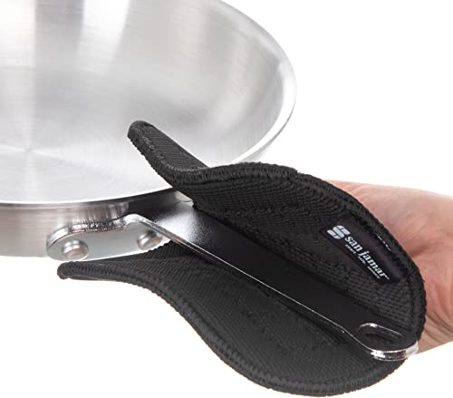 Carlisle FoodService Products Ultigrip Neoprene Commercial Hot Pad Pan Holder, 7" X 7", Black
