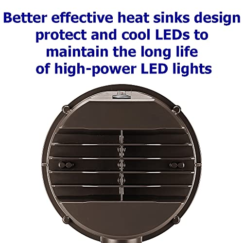 Elitexcel Dusk to Dawn Outdoor Lighting, 43W LED Barn Lights Outdoor, 5000LM 400W Replace Yard Lights, 5000K Daylight Security Area Street Light, 120V Waterproof Garage Parking Lot Flood Light